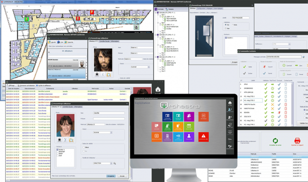 ORCHESTRA contrôle d'accès centralisé - SEPTAM vivre en sécurité